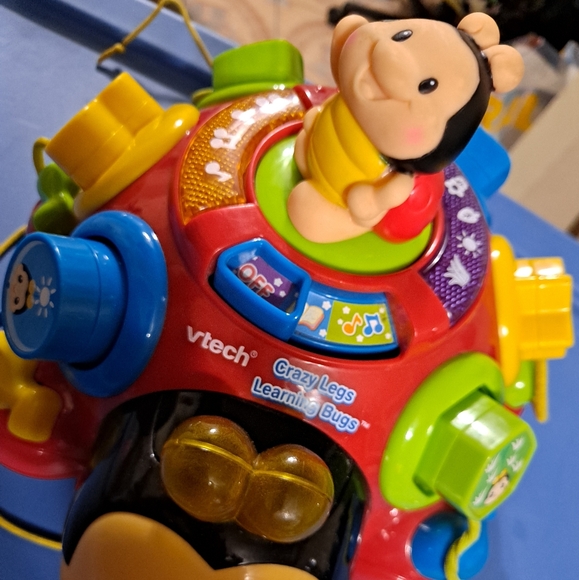 vtech | Toys | Crazy Legs Learning Bugs Toy Red Yellow Blue | Poshmark